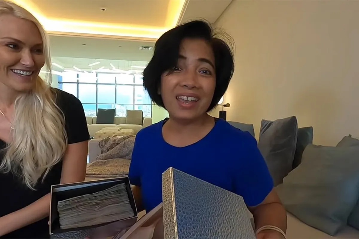 Australian vlogger surprises Filipino employee with money for son's ...