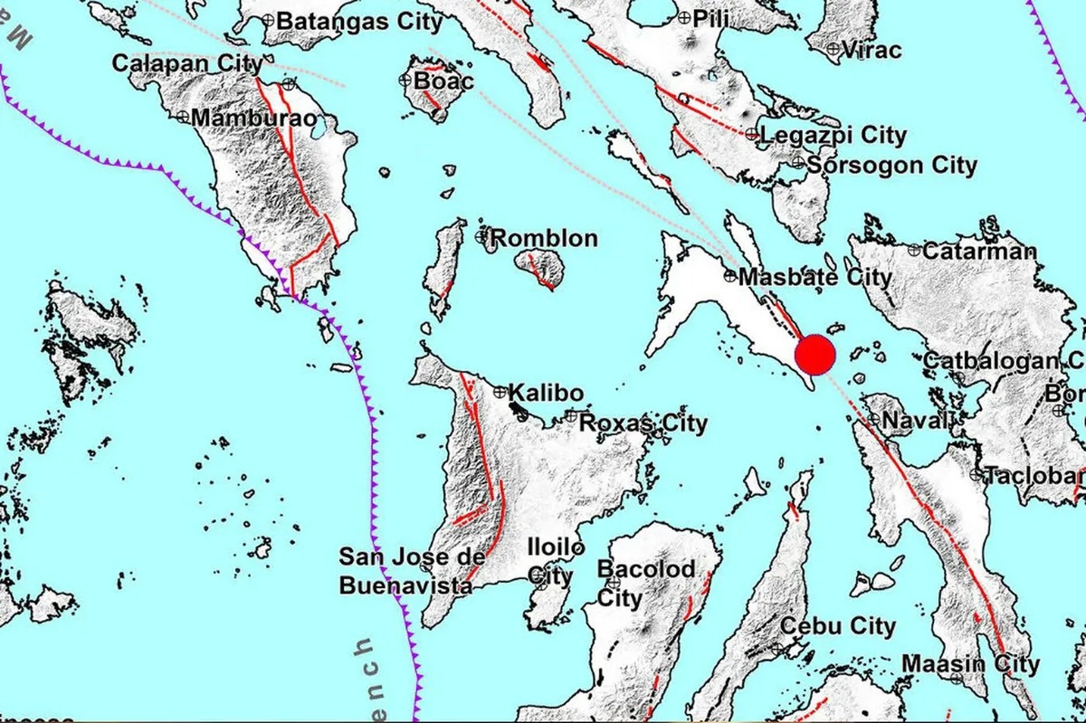 Magnitude 4.8 quake strikes Masbate | ABS-CBN News