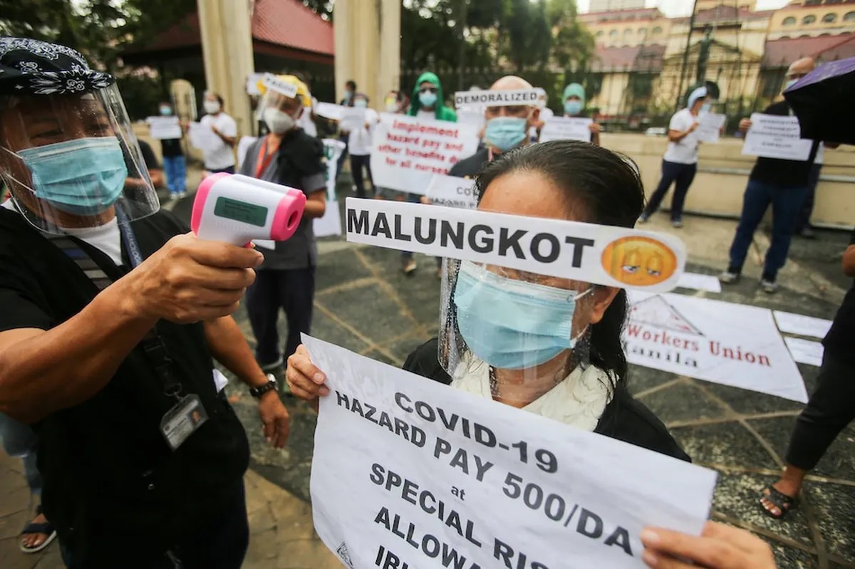 UP-PGH healthworkers blast delay in release of hazard pay, special risk ...