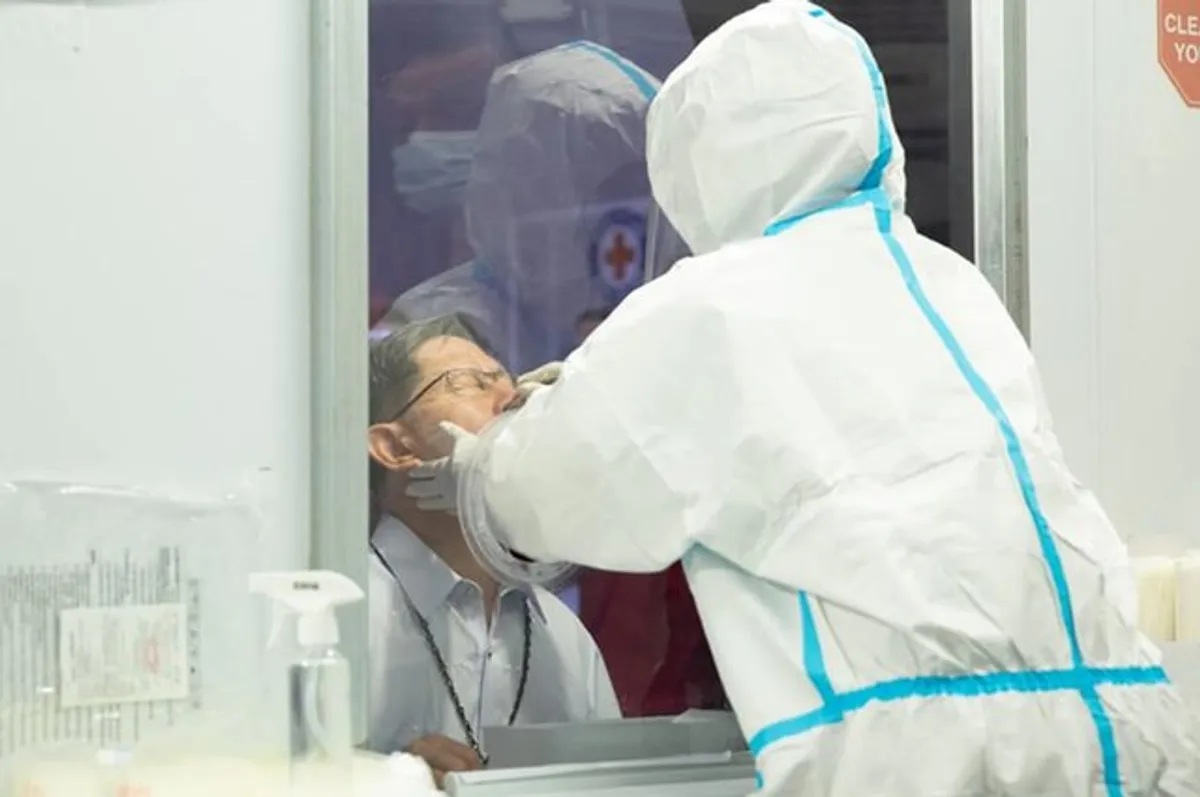 LOOK: Cardinal Tagle undergoes swab test at Red Cross lab in ...