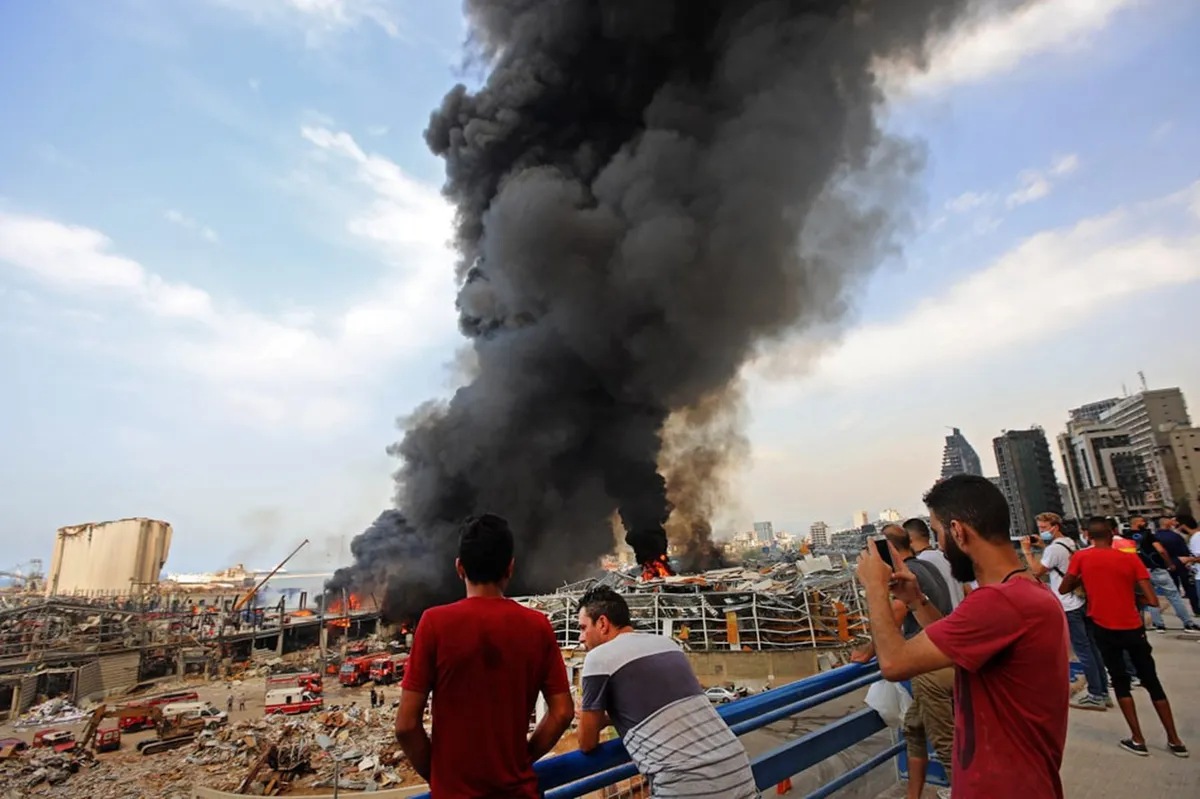 Beirut fire hits warehouse where food aid stored: Red Cross | ABS-CBN