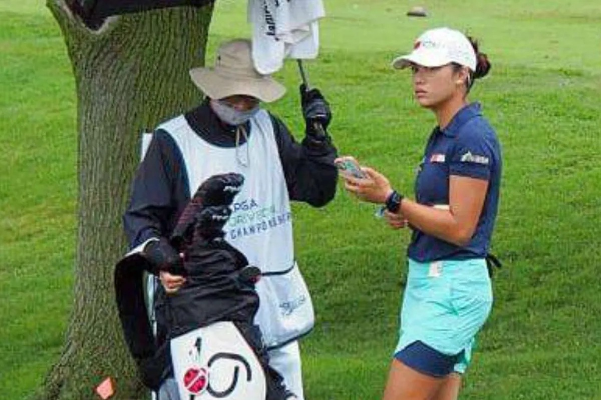 Golf: Night-and-day outing for Pagdanganan, as she slows down at ...