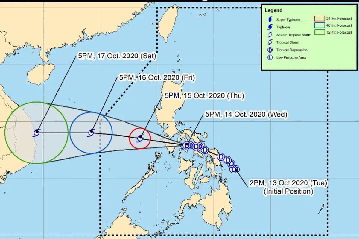 'Ofel' maintains strength, to make 4th landfall over Oriental Mindoro ...