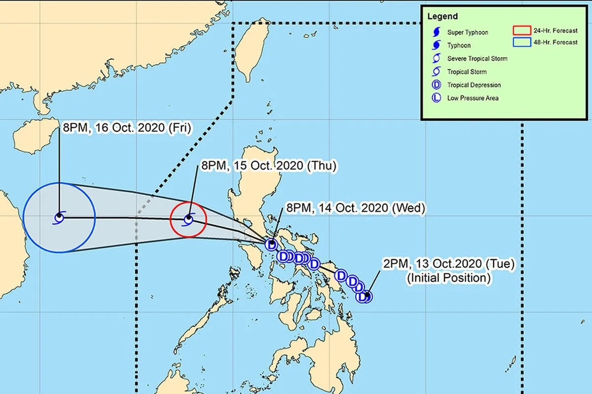 Ofel changes track, makes 4th landfall over Marinduque | ABS-CBN News