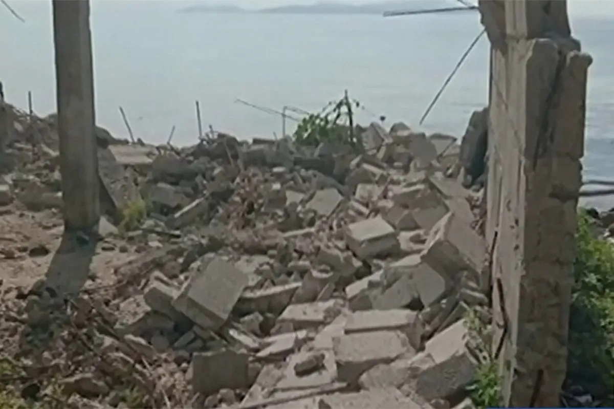 Ground sinking in coastal barangay after Masbate quake: mayor | ABS-CBN ...