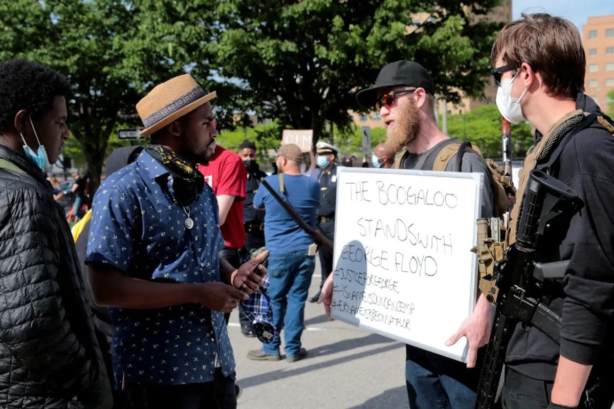 Anti-terror unit arrests far-right extremists at US protests | ABS-CBN