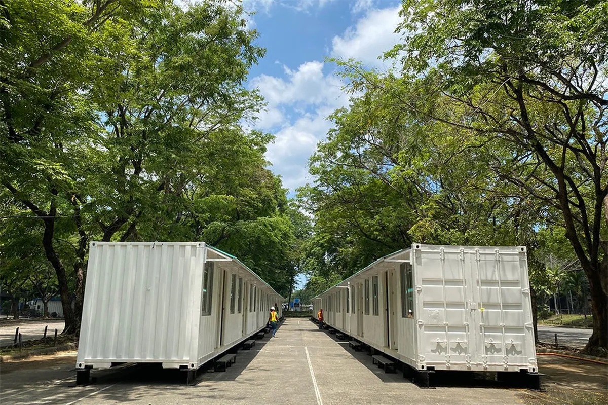 Gov't converts shipping containers into quarantine facility at CCP ...