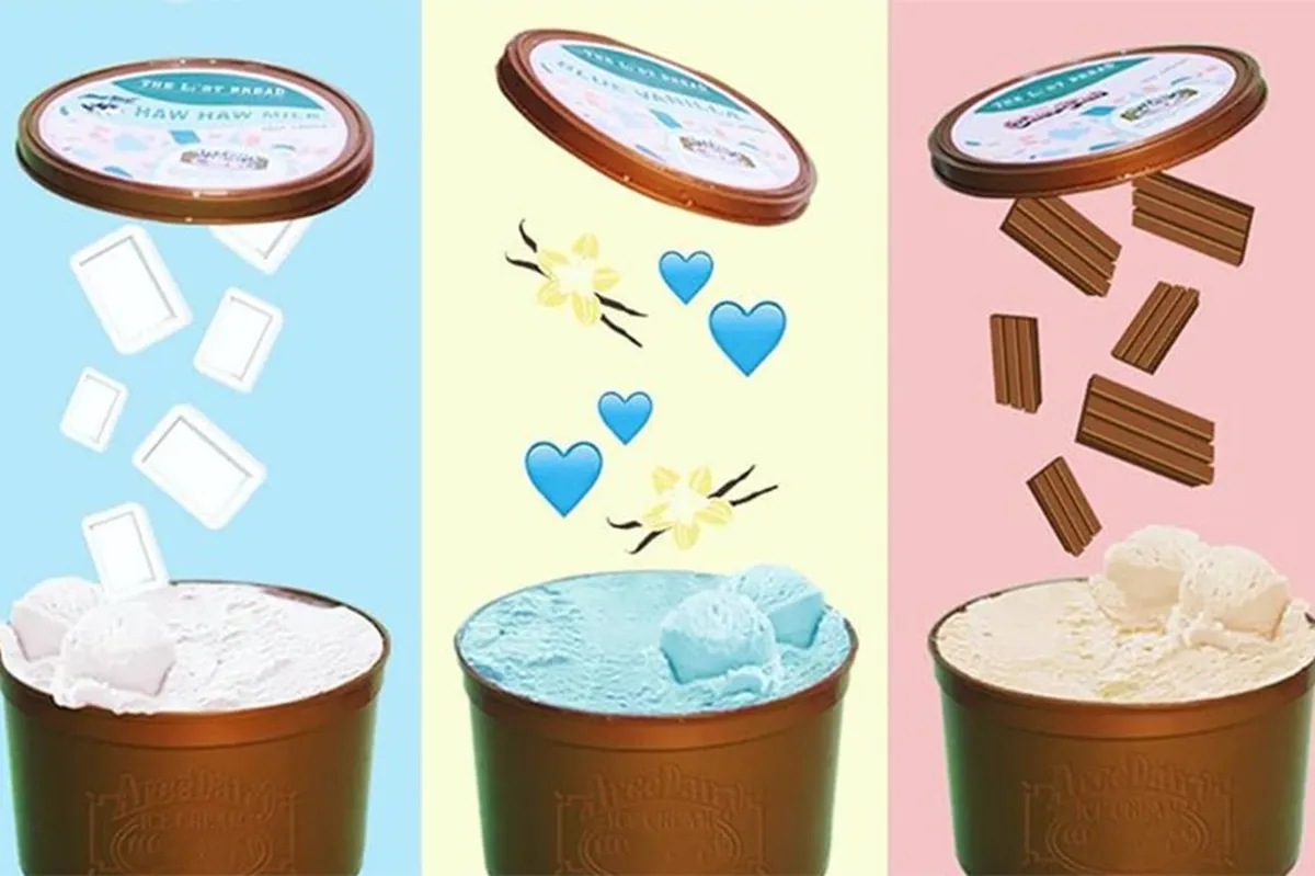 Dessert shop partners with Arce Dairy to create Haw Haw, Blue Vanilla ...