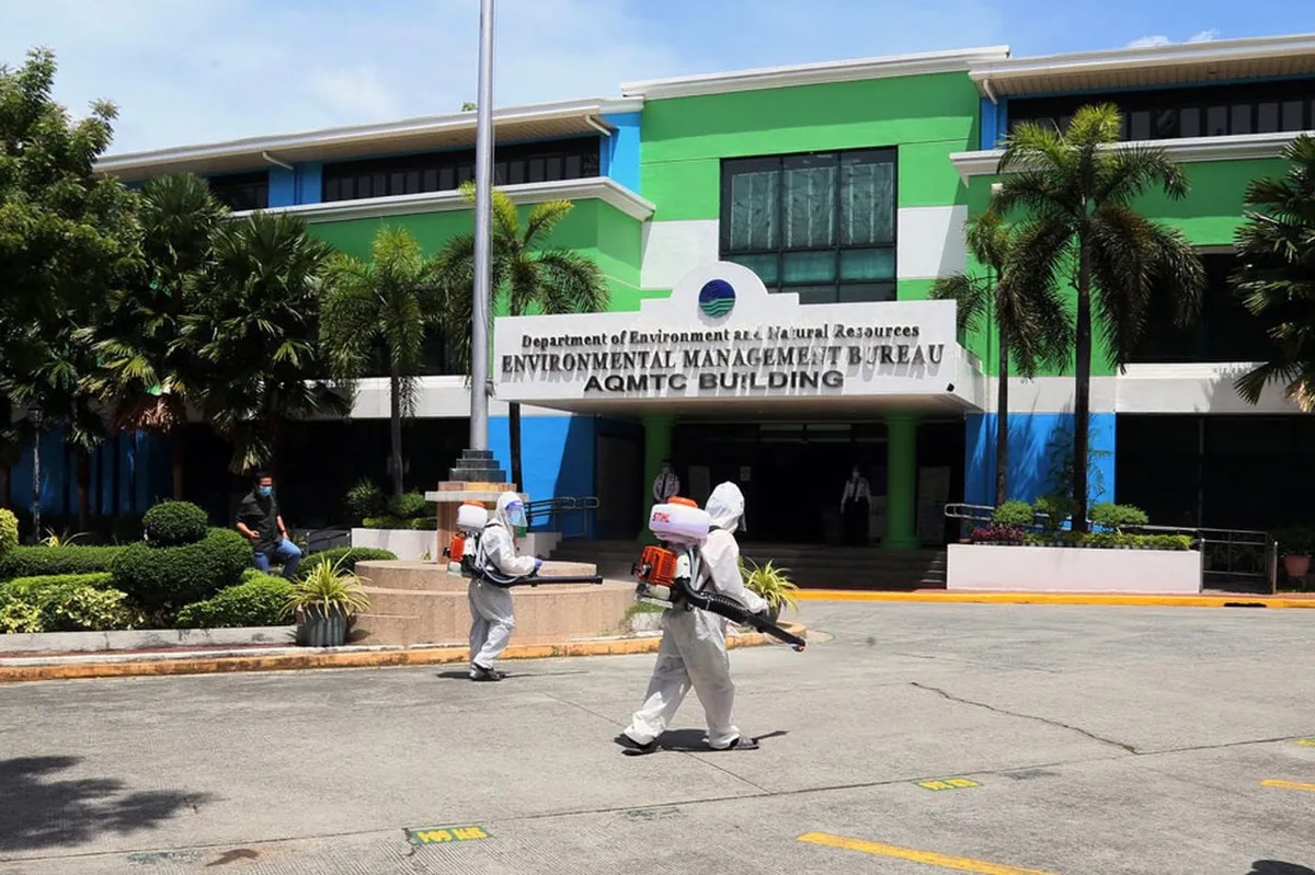 DENR compound na-sanitize na sa gitna ng COVID-19 lockdown | ABS-CBN News