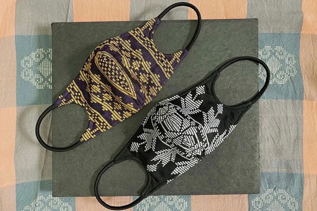 Davao designer captures hope in face masks with indigenous weave ...
