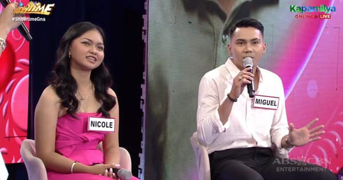 Nicole at Miguel, hindi nagkaroon ng ligawan stage noon | It’s Showtime ...