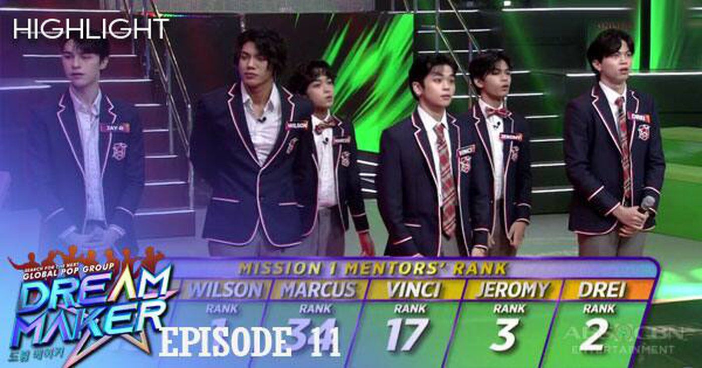Dream Maker: Kim, ipinaalam ang second ranking ng Top 6 mula sa Dream Mentors | Episode 11 | ABS ...