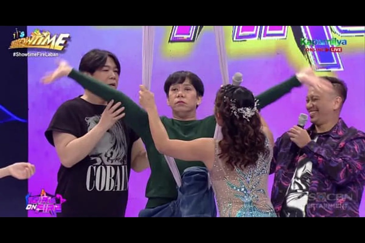 Lassy, game na ginawa ang aerial dance | It’s Showtime | ABS-CBN ...