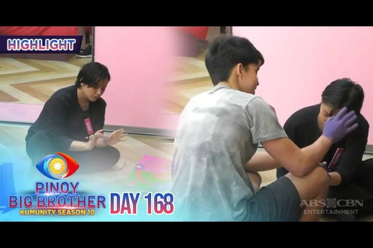 Day 168: Gabb at Rob, naiwan para gawin ang weekly task | PBB Kumunity ...