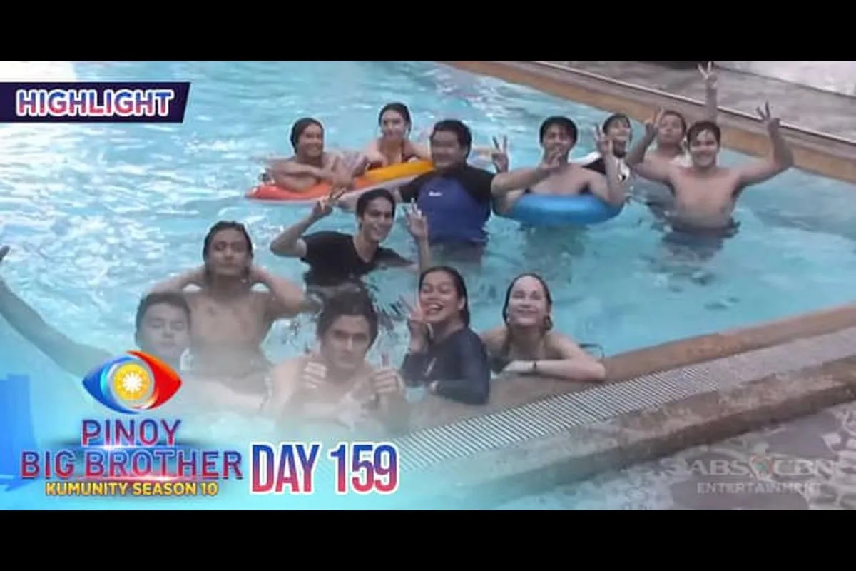 Day 159: Teen Housemates, nag-enjoy sa swimming pool ni Kuya | PBB ...