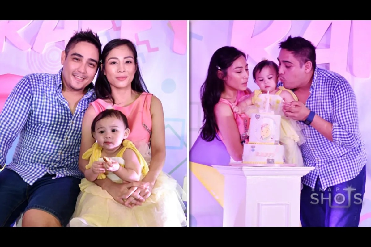 LOOK: Mickey Perz and Gee-Ann Abrahan’s child Raffy celebrates first ...
