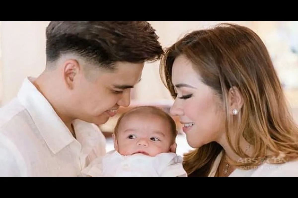 TV Patrol: Anak ni Angeline Quinto at non-showbiz partner, bininyagan ...