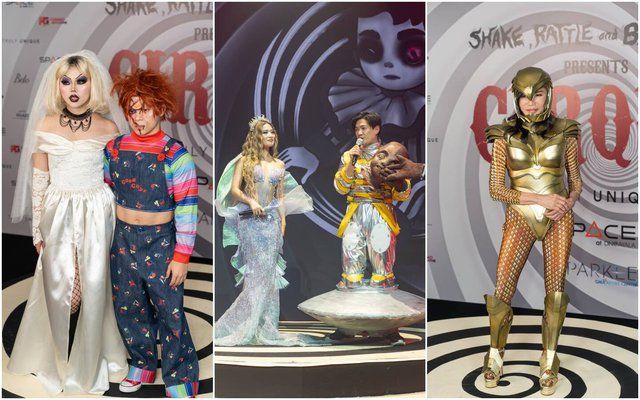 Celebrities and Personalities at Tim Yap's 'Shake, Rattle & Ball: Cirque' Halloween Party | ABS ...