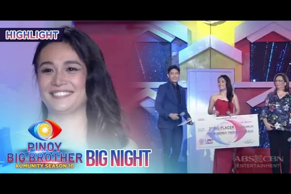Big Night: Isabel Laohoo - 2nd Big Placer | PBB Kumunity | ABS-CBN ...