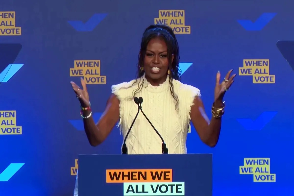 Michelle Obama tells Georgia voters: You decide who sits in the Oval ...