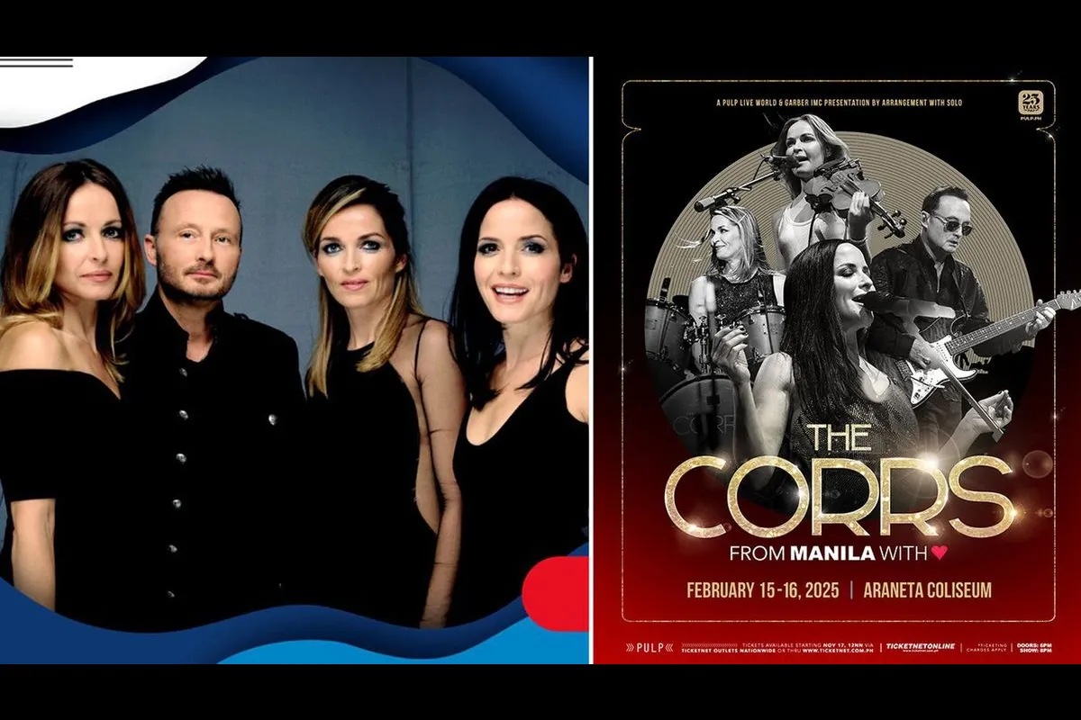 The Corrs to stage two-day Valentine’s concert in Manila in February ...