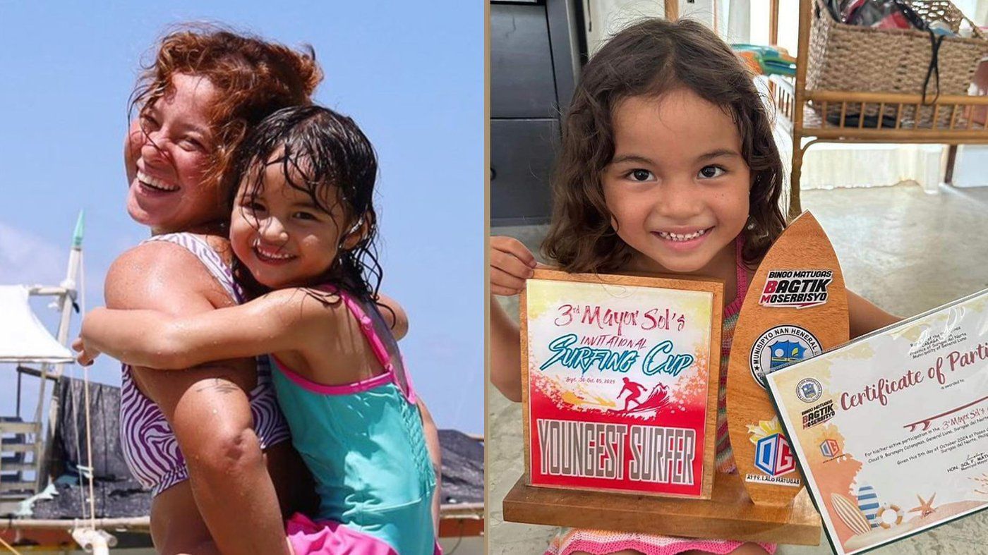 Andi Eigenmann’s daughter Lilo receives Youngest Surfer Award in ...