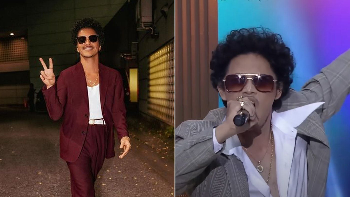 Bruno Mars reposts clip of ‘Kalokalike’ contestant Kent Villarba | ABS ...