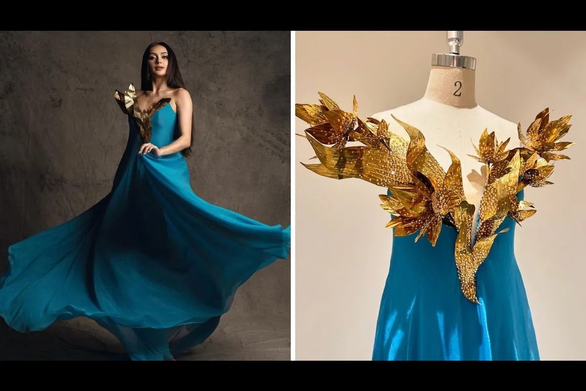 Mak Tumang shares inspiration behind Ahtisa Manalo’s gown at Miss Cosmo ...
