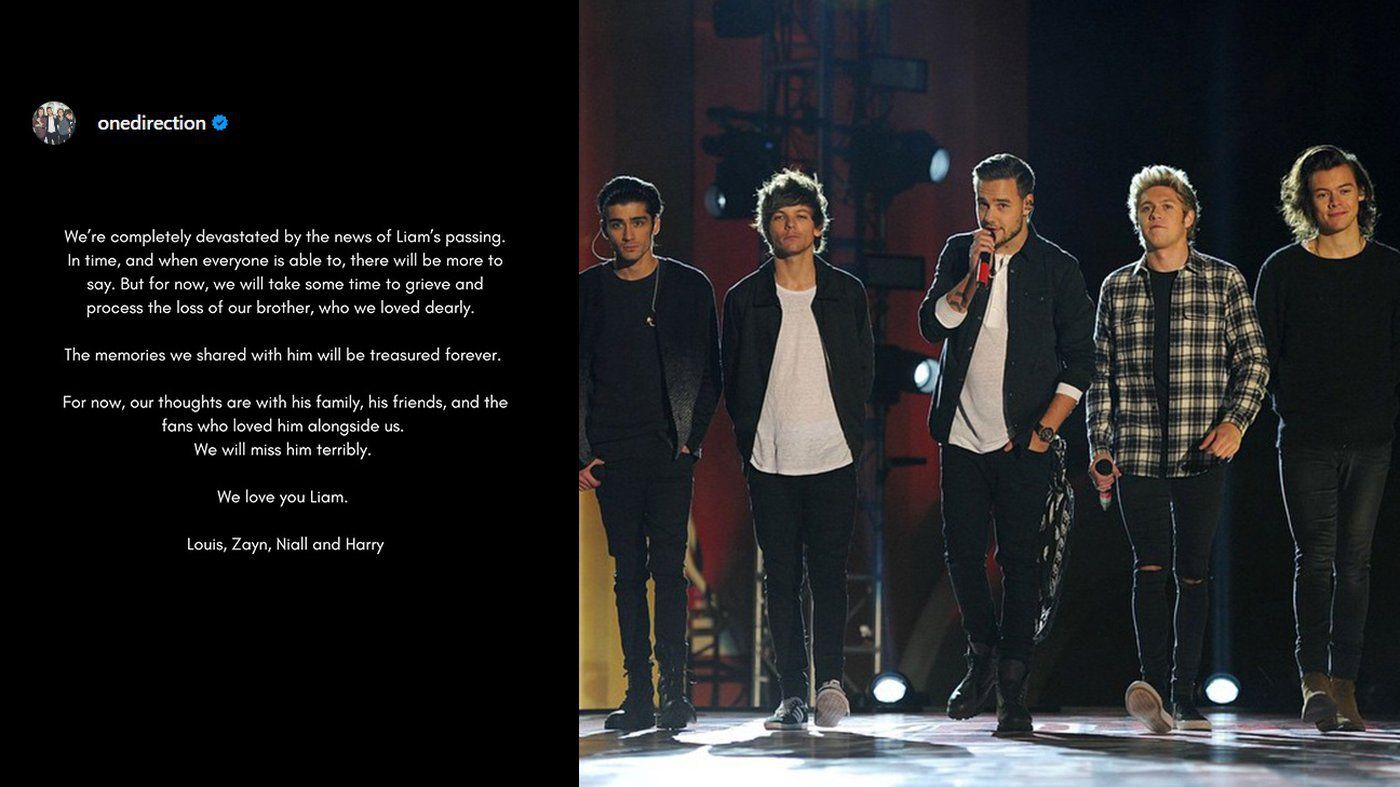 One Direction members mourn the passing of Liam Payne: ‘We’re ...