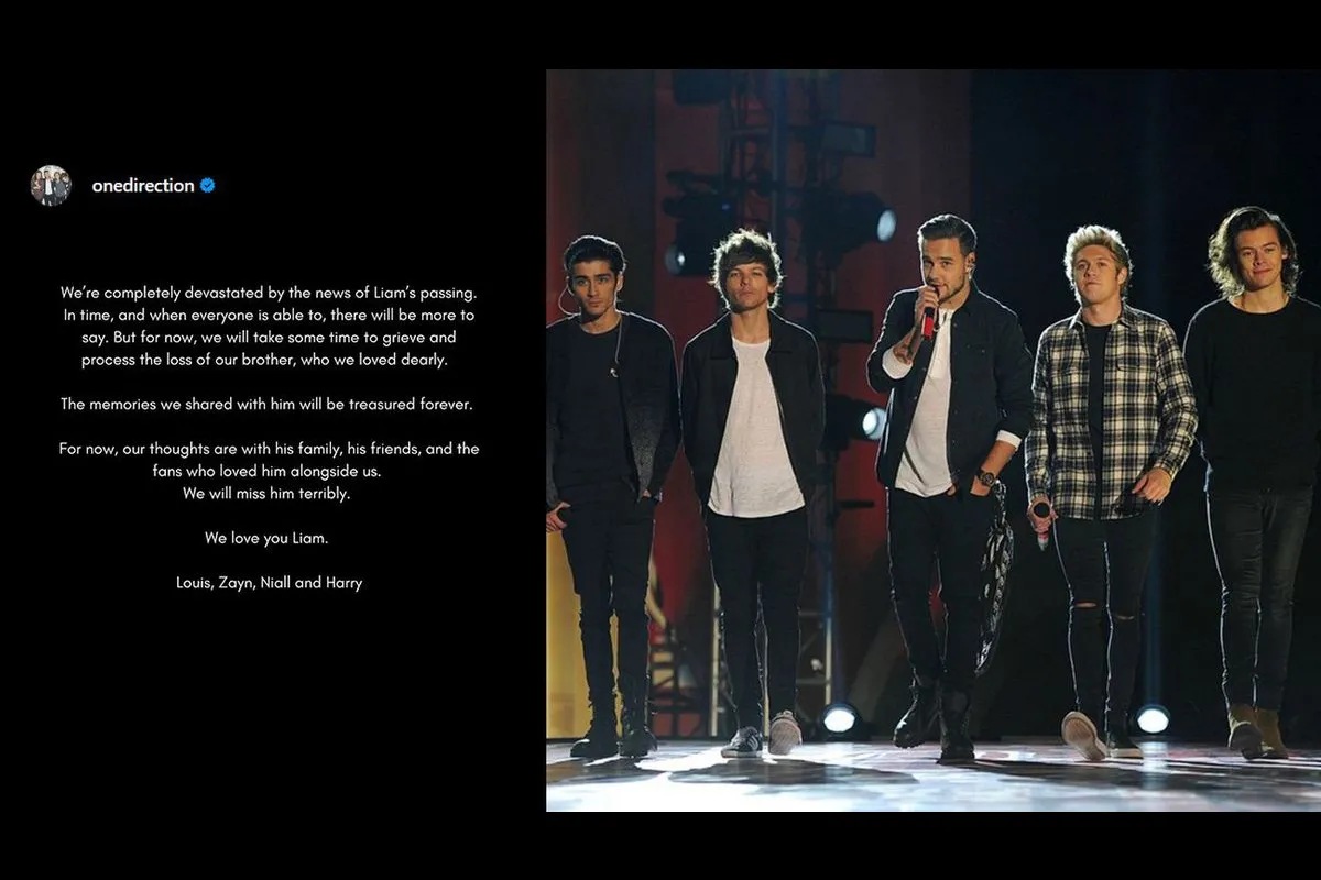 One Direction members mourn the passing of Liam Payne: ‘We’re ...