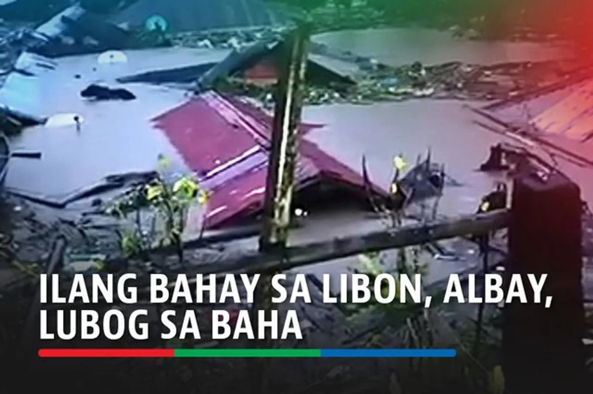 Ilang bahay sa Libon, Albay, lubog sa baha | ABS-CBN News