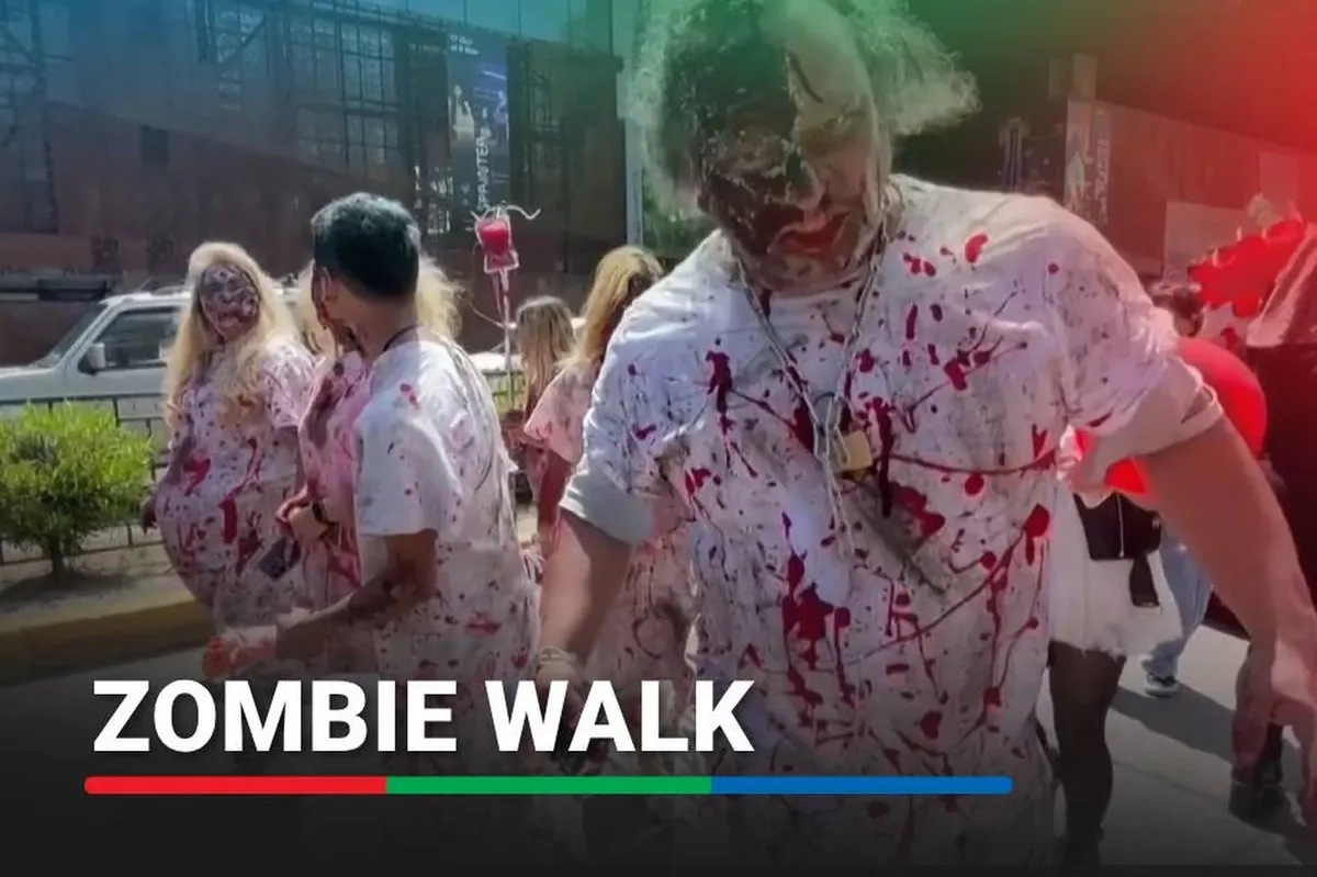Zombies haunt Santiago's streets in annual parade | ABS-CBN News