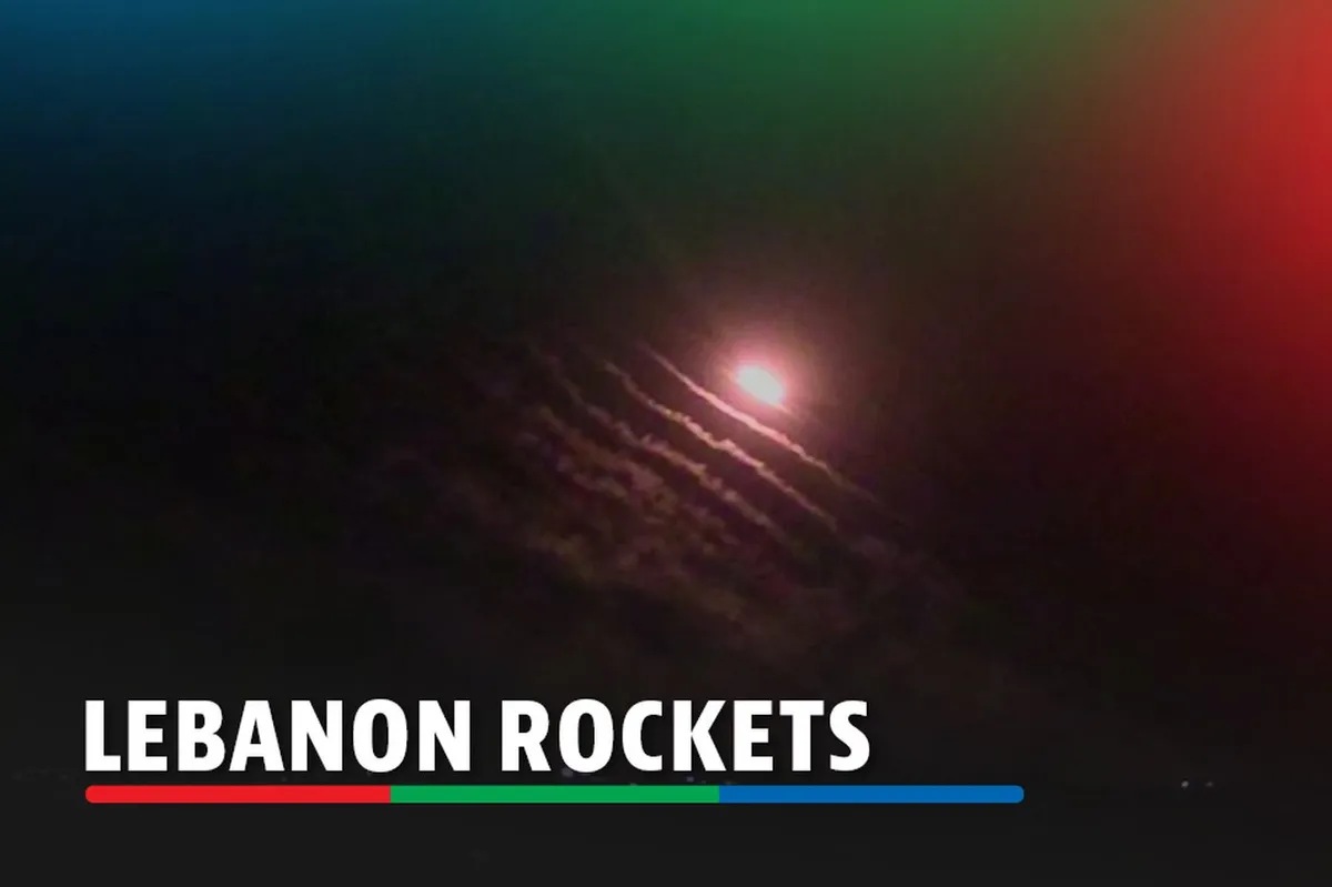 Rockets fired towards Israel as seen from Lebanon | ABS-CBN News