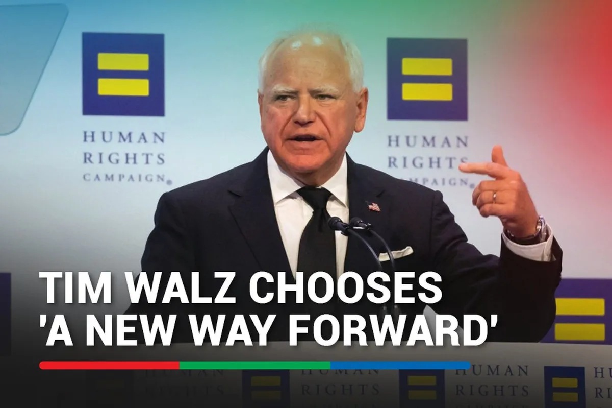 WATCH: Democratic VP candidate Tim Walz casts ballot | ABS-CBN News