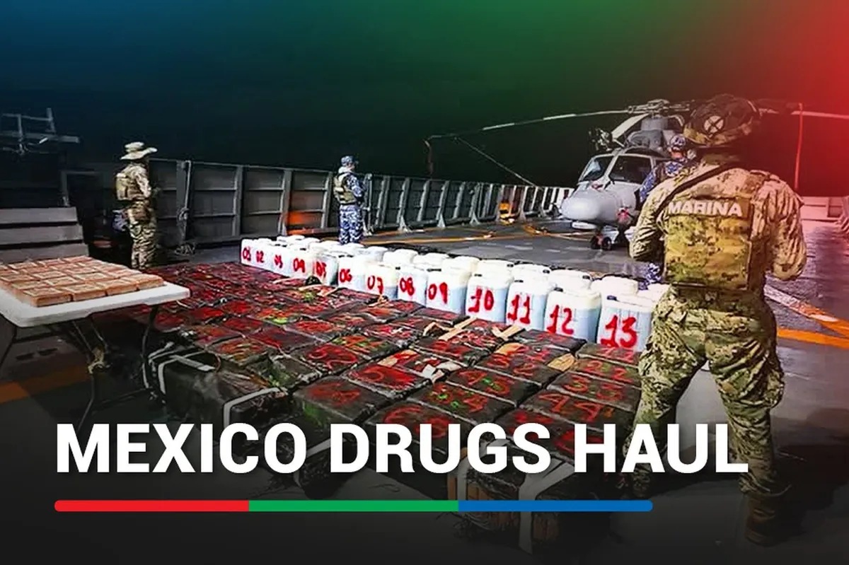 Mexico's navy seizes 8.4 tonnes of illicit cargo | ABS-CBN News