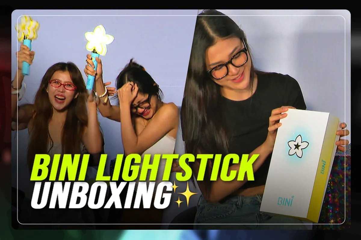Unboxing: BINI reveals official lightstick | ABS-CBN Entertainment