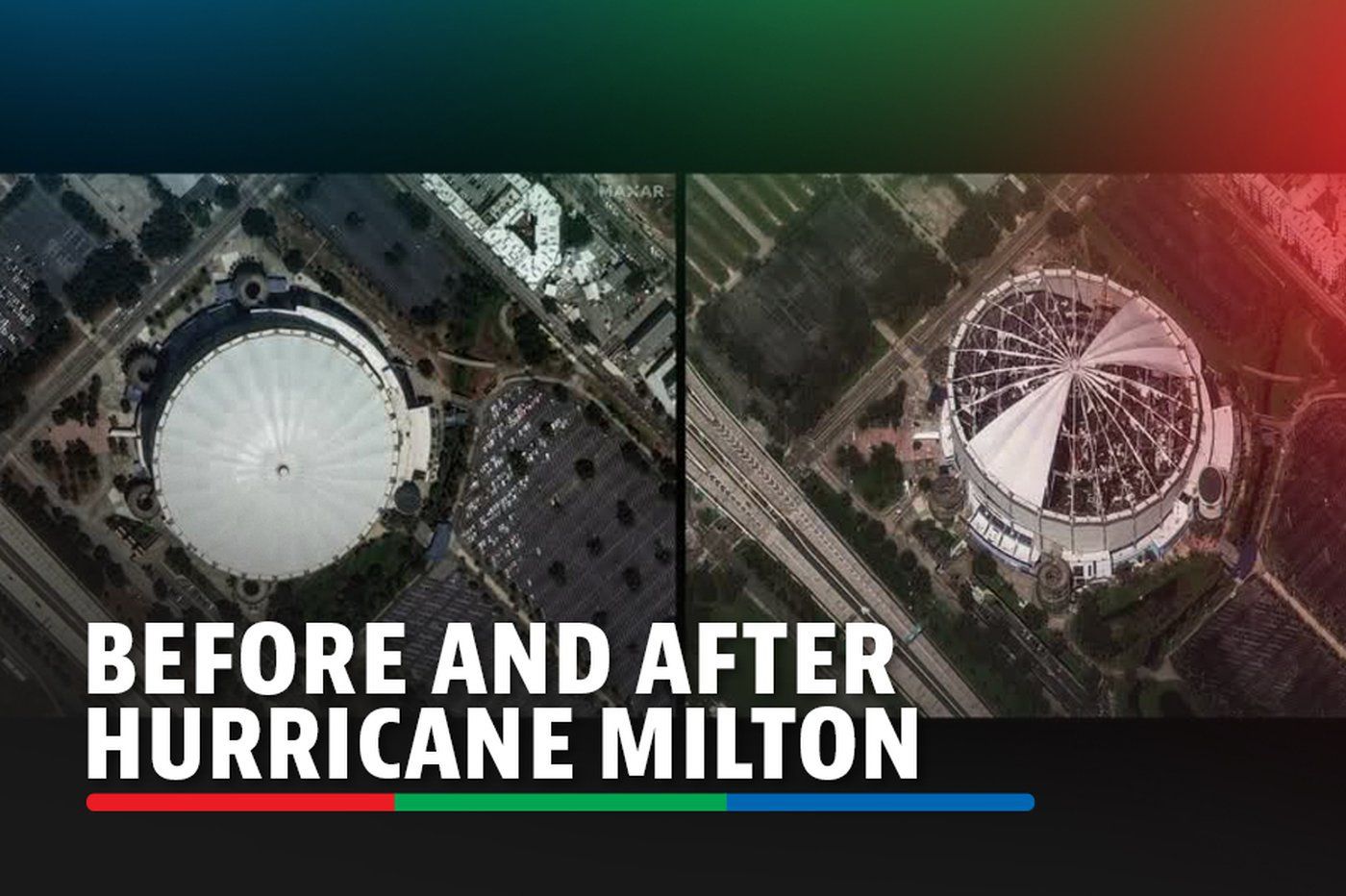 Satellite images show Florida before and after Milton devastation | ABS-CBN News