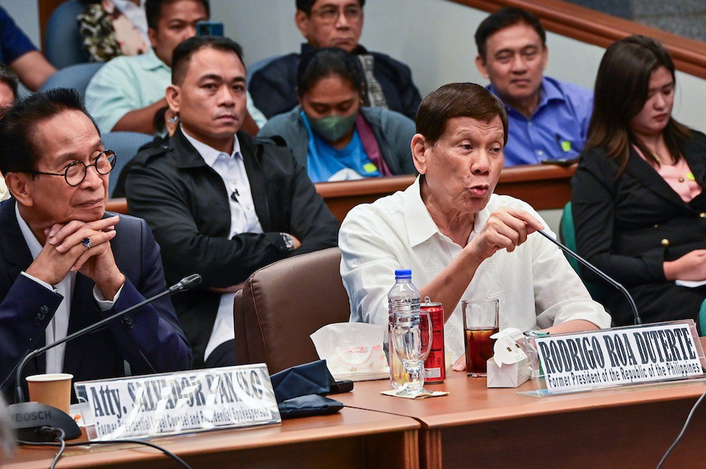 Duterte statements at Senate probe can be used to file cases: Escudero ...