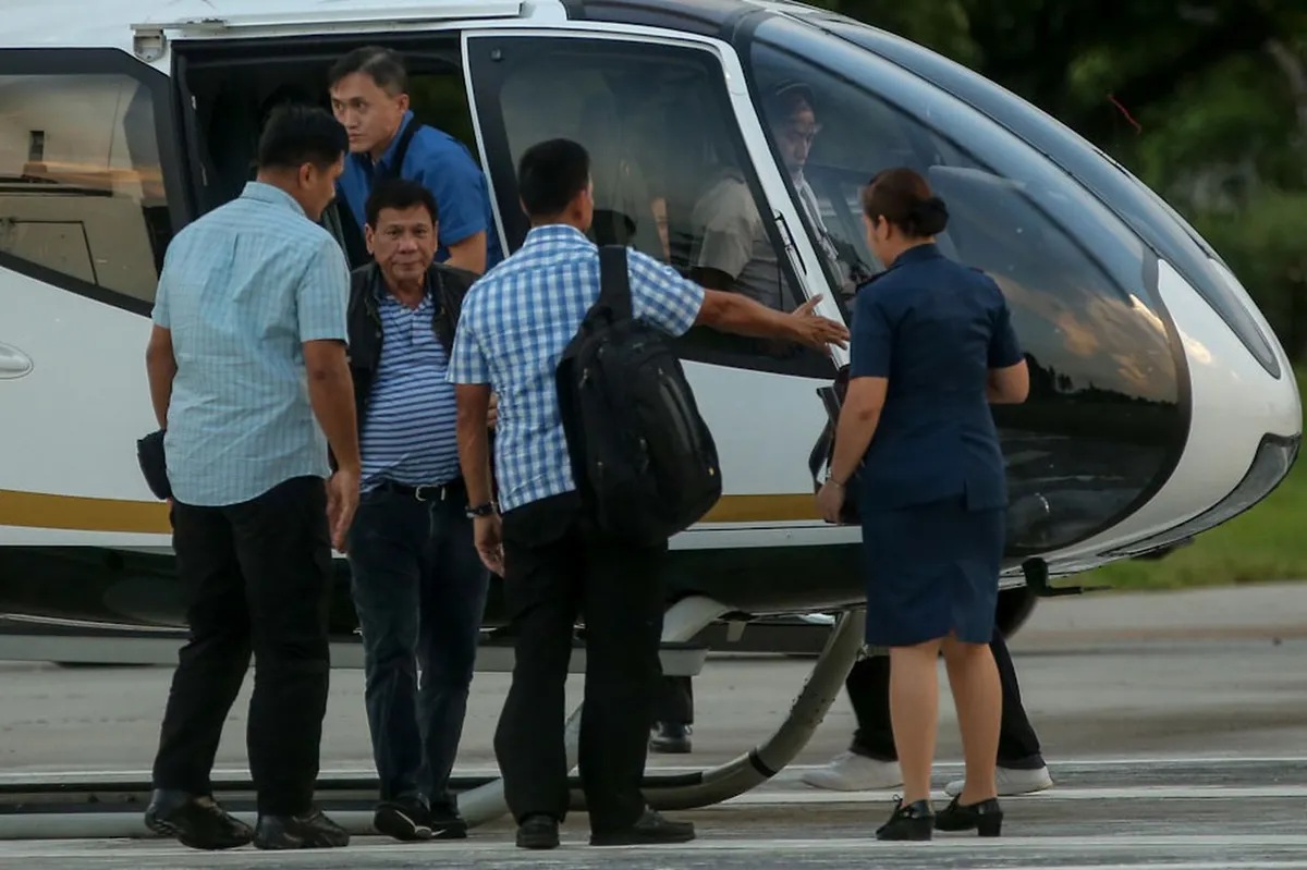 PNP helicopter crash unlikely to influence Duterte on chopper trips ...