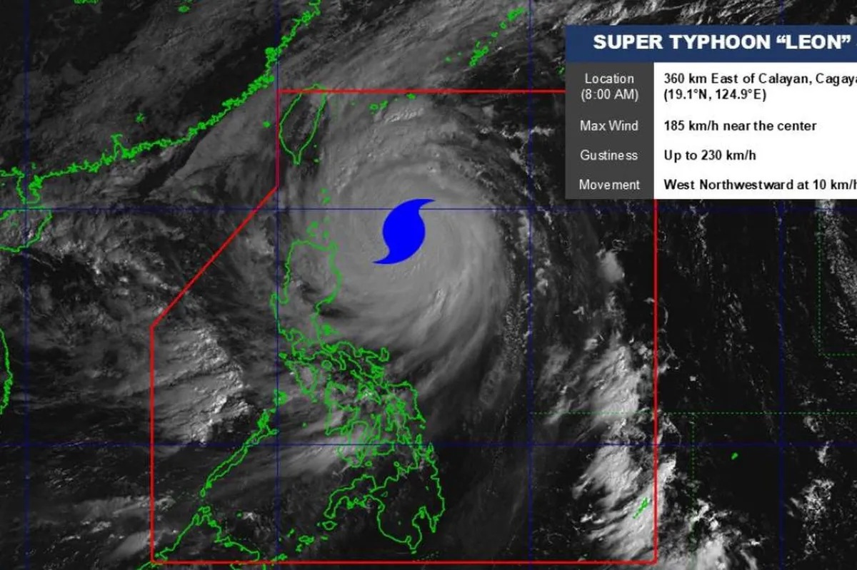Leon now a super typhoon | ABS-CBN News