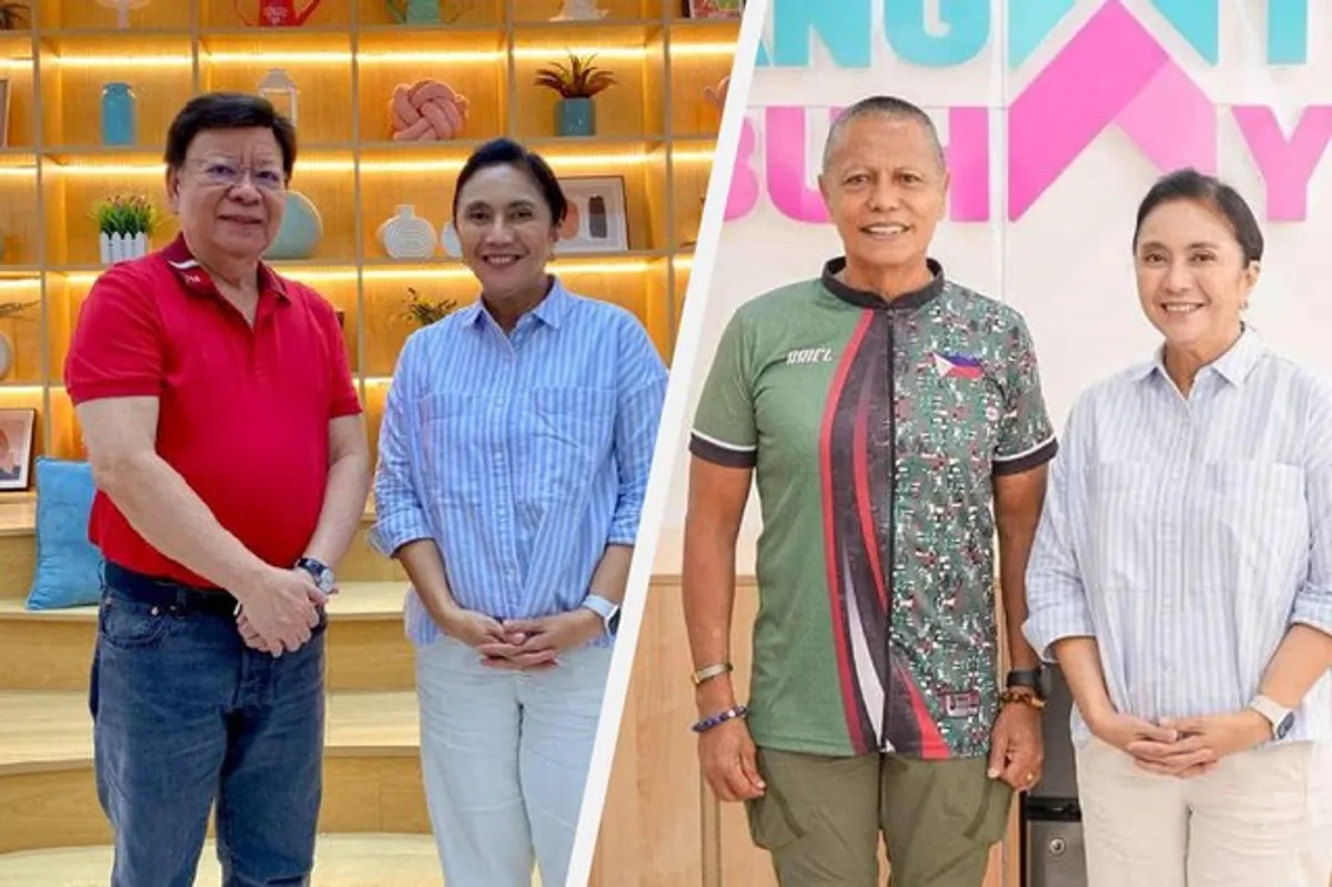 Senate hopefuls Marcoleta, Querubin visit Robredo in Naga City | ABS ...