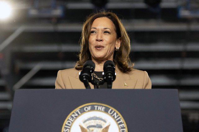 Fiery Harris uses testy Fox interview to claim break from Biden | ABS ...