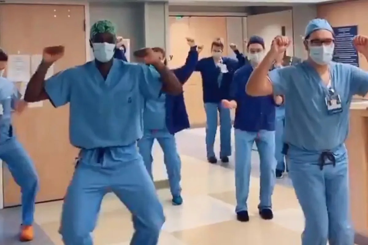 Dance moves from 'Tik Tok Doc' bring welcome relief from virus blues ...