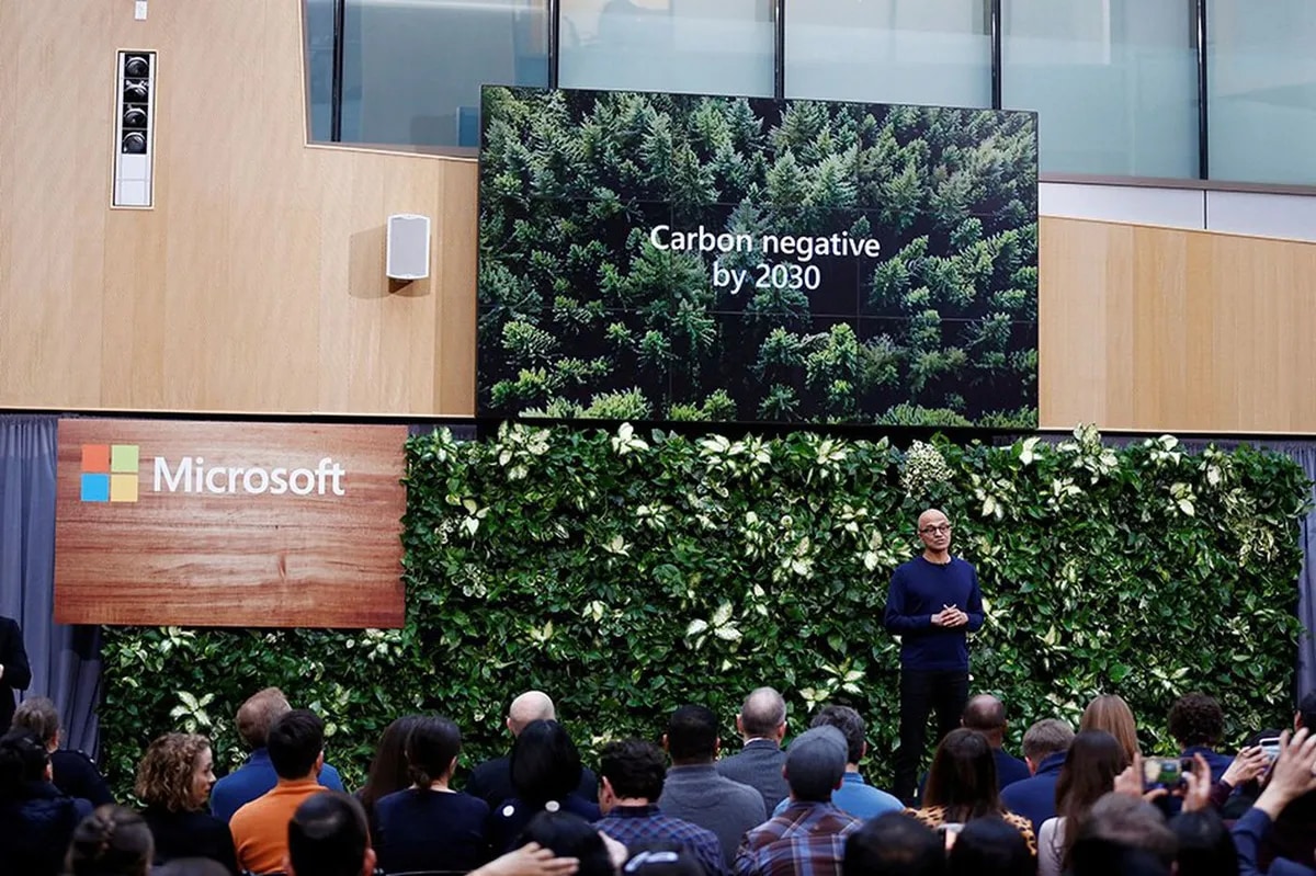 Microsoft to erase its carbon footprint from atmosphere for climate ...