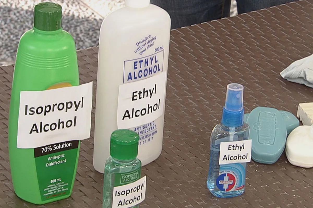 Ethyl vs isopropyl alcohol: Ano ang mas mabisa sa pag-disinfect? | ABS ...