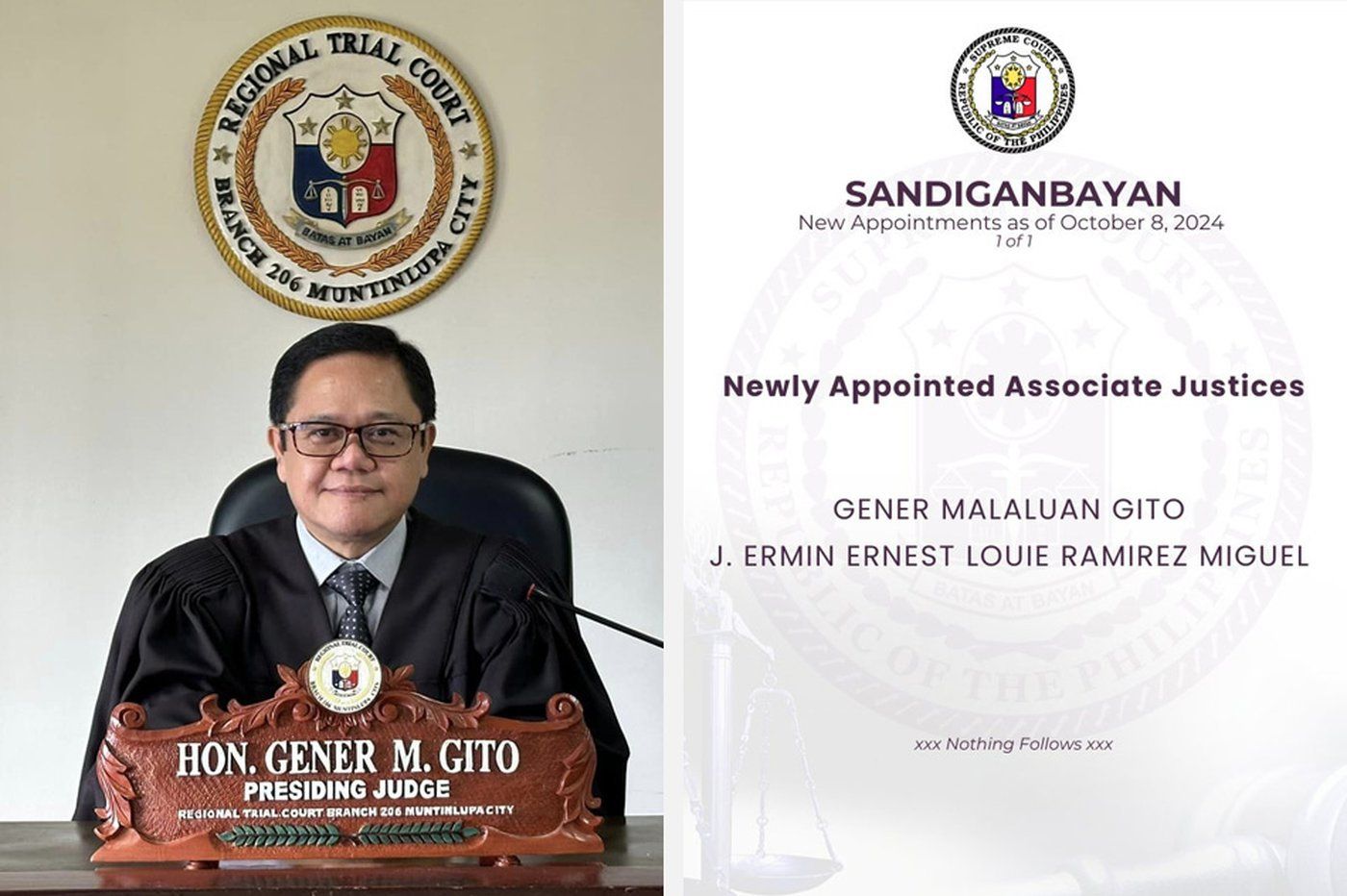 Judge who acquitted De Lima appointed Sandiganbayan justice | ABS-CBN News