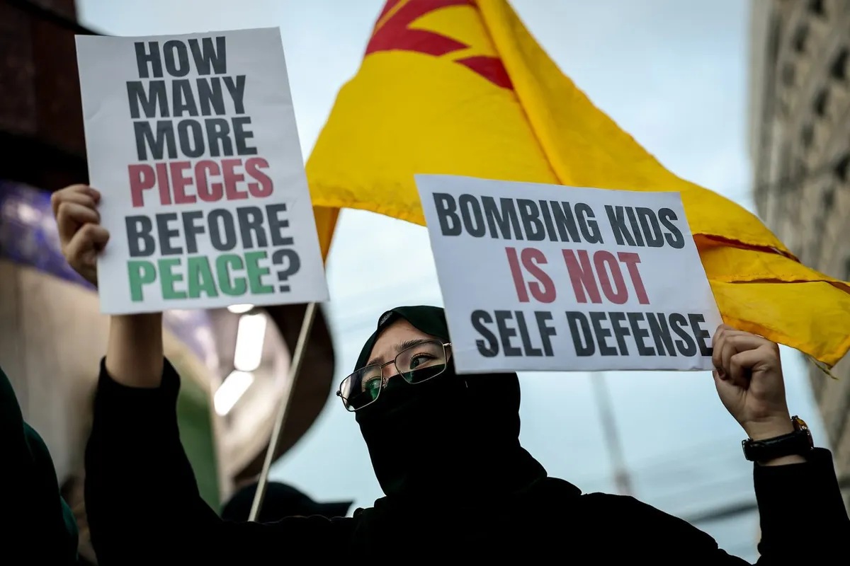 PHOTO: A call for peace in Gaza | ABS-CBN News