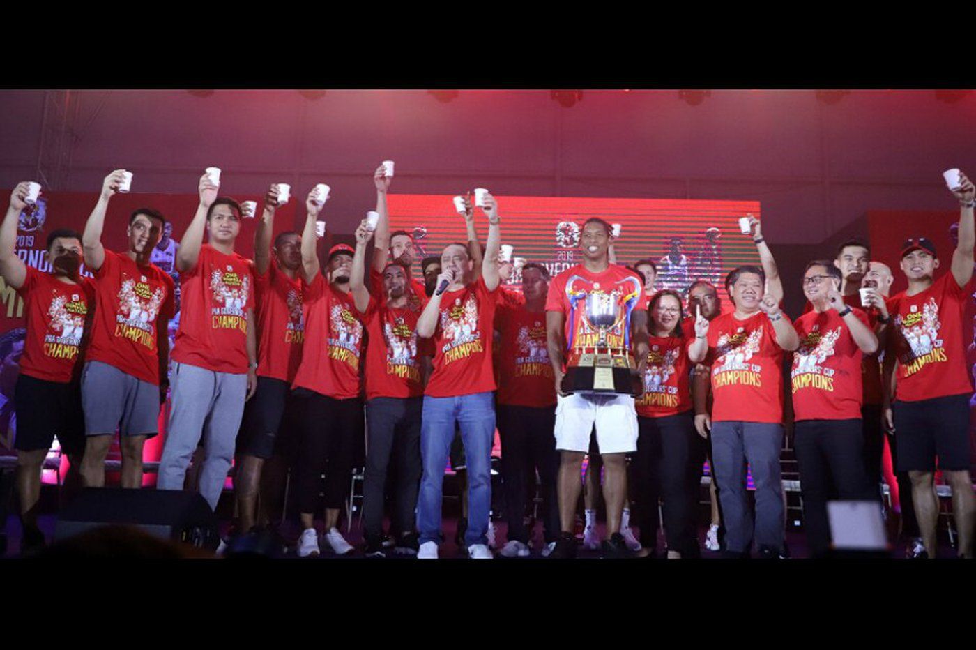 PBA: Ginebra celebrates Governors' Cup triumph with fans | ABS-CBN Sports