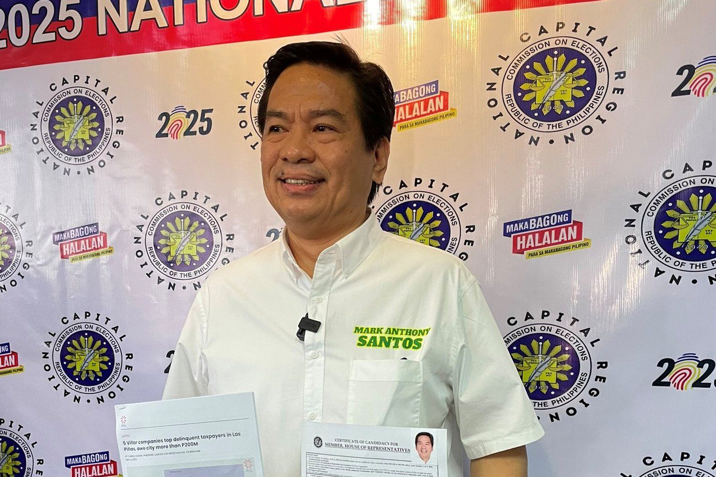 Las Piñas councilor files COC; describes congressional bid as 'David vs ...