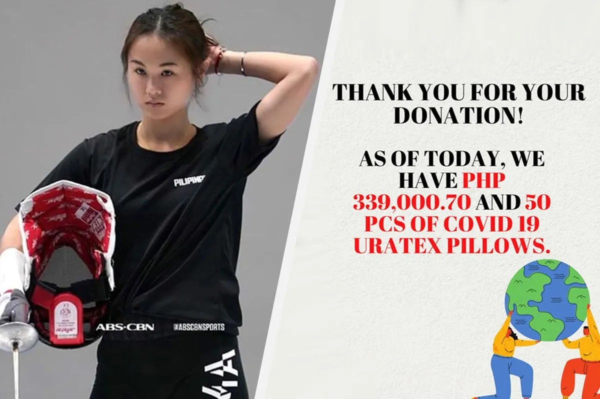 UAAP: Ateneo fencer Maxine Esteban raises P300k in COVID-19 fundraiser ...